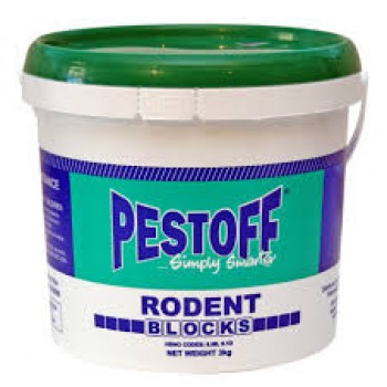 PESTOFF RODENT BLOCK BAIT 3KG | JASCO DIST