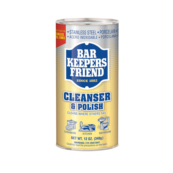 BAR KEEPERS FRIEND CLEANER & POLISH POWDER 340g (GOLD) | JASCO DIST