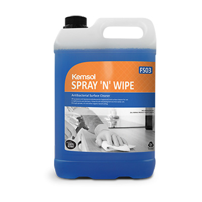 KEMSOL SPRAY & WIPE ANTIBAC CLEANER 5Ltr | JASCO DIST