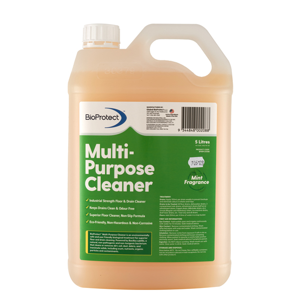 BIOPROTECT MULTIPURPOSE BIO-ACTIVE CLEANER MINT 5Ltr | JASCO DIST