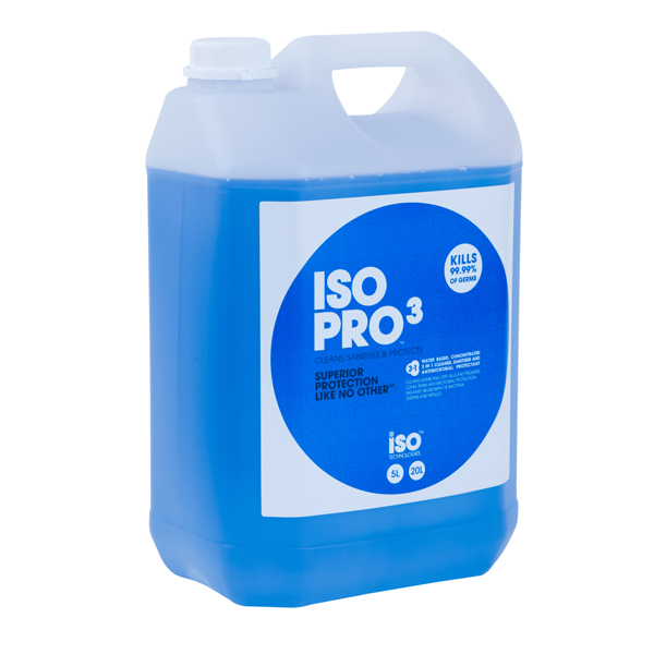 ISO PRO-3 NANO 3in1 SANITISER / CLEANER / PROTECTOR 5Ltr | JASCO DIST