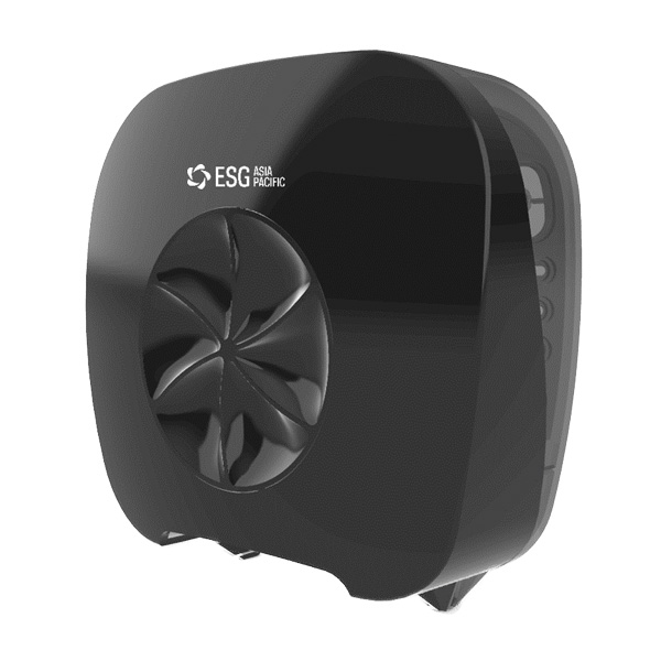 ESG SLIM 3-ROLL DISPENSER GLOSS BLACK | JASCO DIST