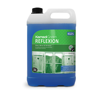 KEMSOL GREEN REFLEXION GLASS CLEANER 5Ltr | JASCO DIST